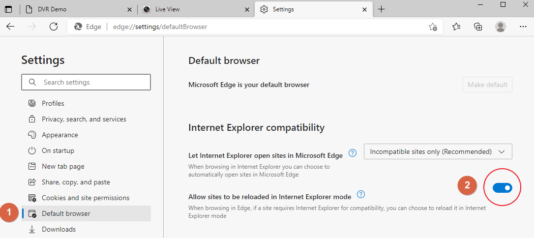 Open Edge In Ie Mode Vsetower